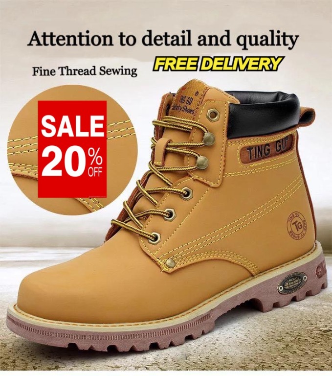 Safety Shoes,NEW DESIGN, Men's Fashion, Footwear, Boots on Carousell