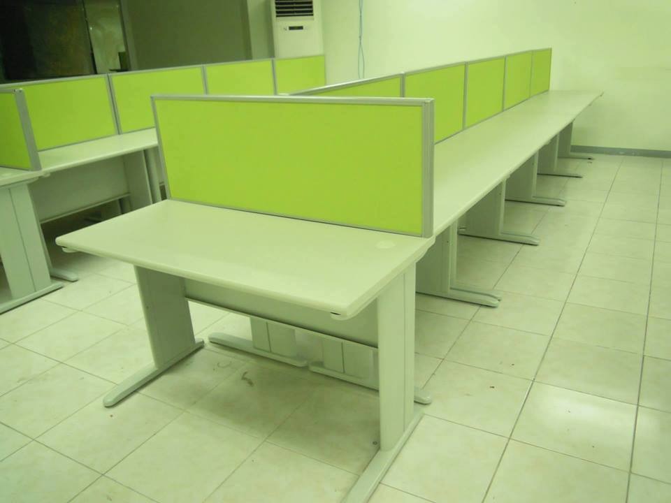 screen panel metal legs workstation office partition and furniture ...