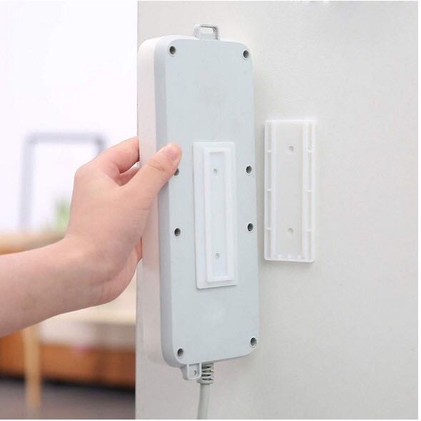 Self-adhesive Hole-free Wall-mounted Power Board Holder, Furniture ...