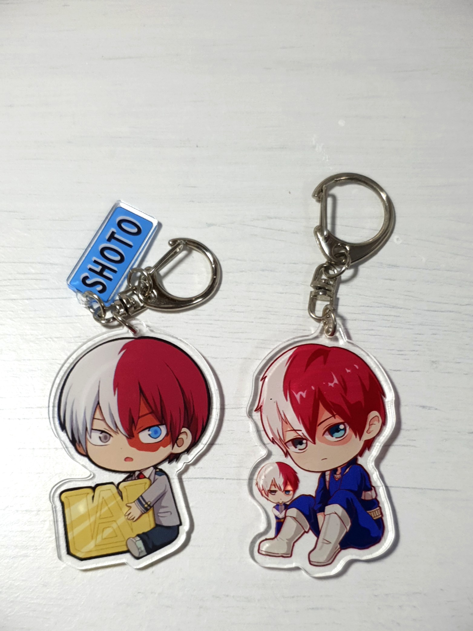 Shoto Todoroki Acrylic Keychain (my hero academia), Hobbies & Toys ...