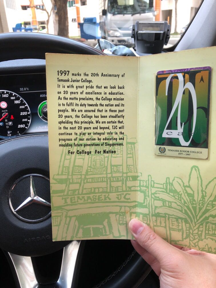 SMRT Card - 20th Anniversary Temasek JC 1977-1997, Hobbies & Toys ...