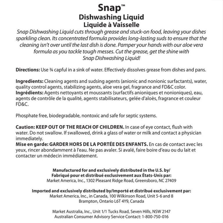 Snap® Dishwashing Liquid, Furniture & Home Living, Kitchenware ...