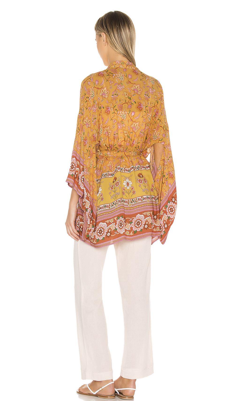 Spell & The Gypsy Portobello Road Short Robe in Mustard Seed, Women's ...