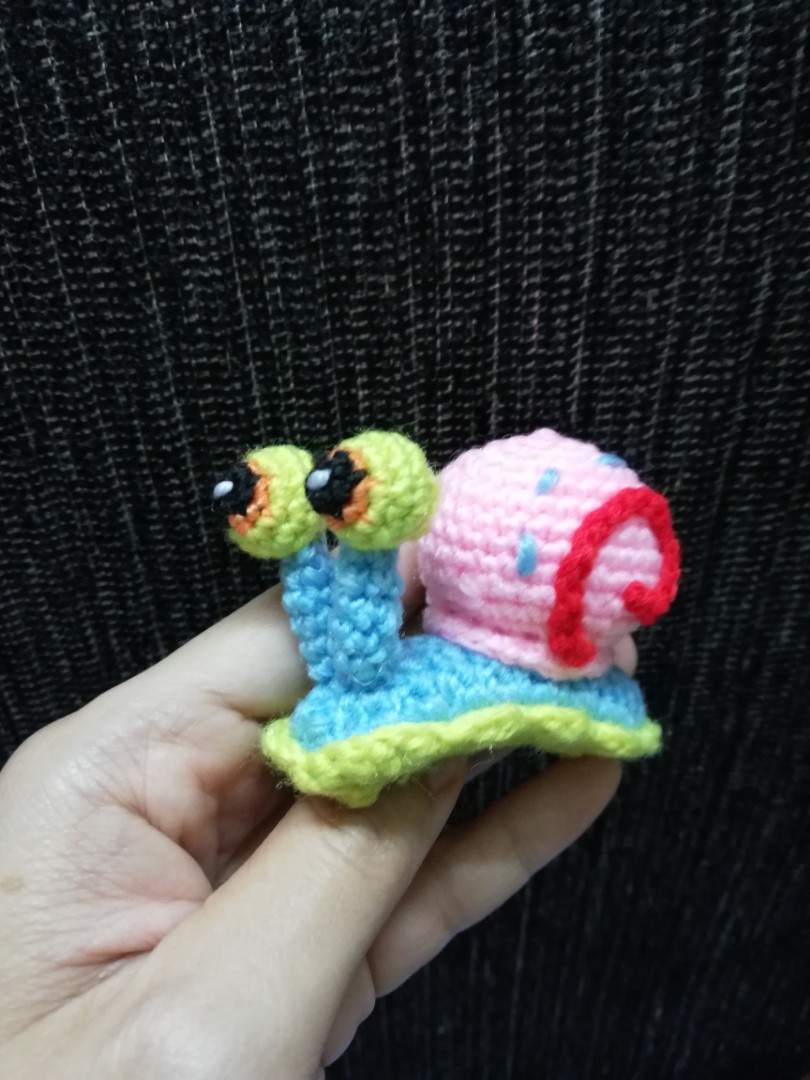Crochet Gary the Snail Toys & Games Stuffed Animals & Plushies Toys ...