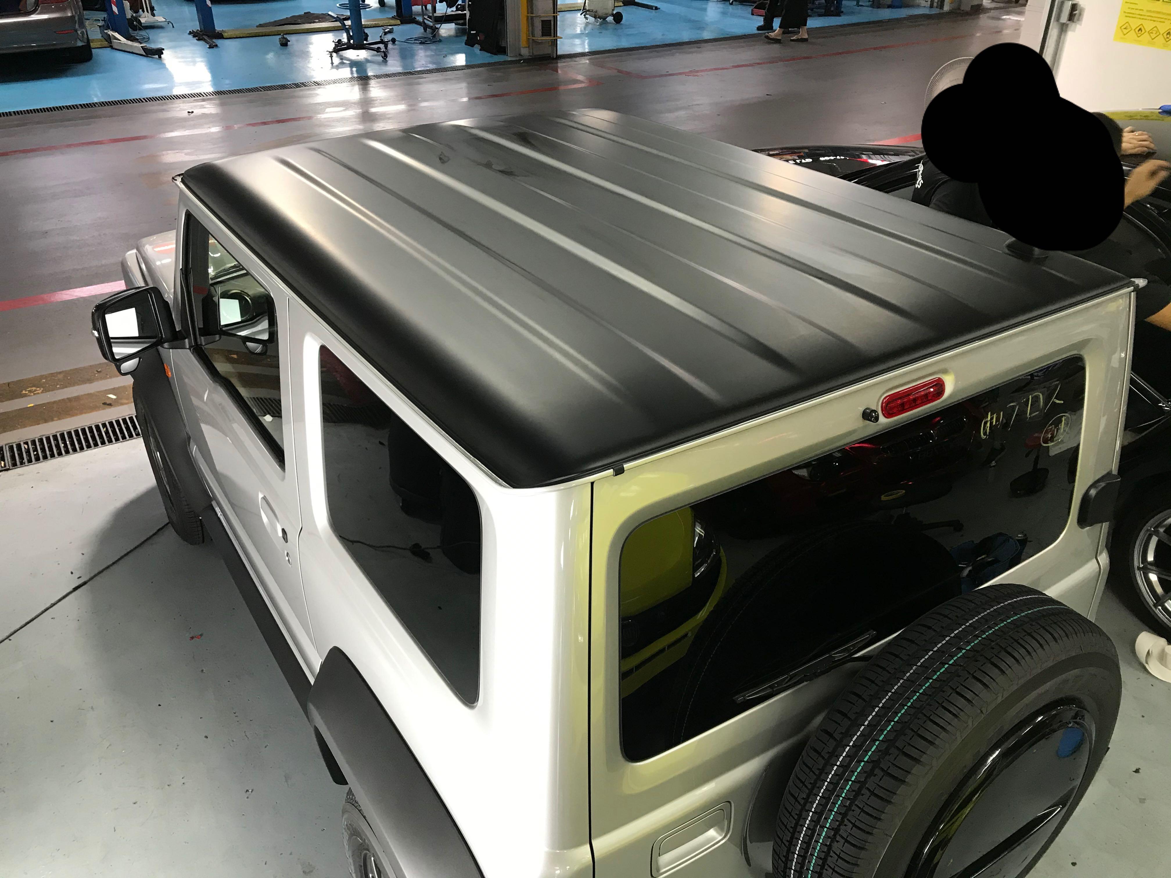Suzuki Jimny roof wrap matte black, Car Accessories, Accessories on ...