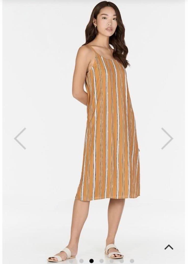 TCL Sherina Two-way Midi Dress in Mustard, Women's Fashion, Clothes ...