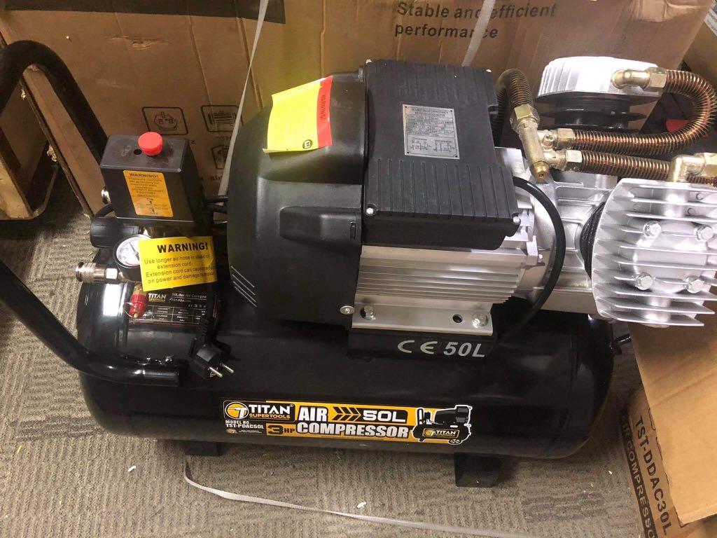 Titan Air Compressor, Commercial & Industrial, Construction Tools ...