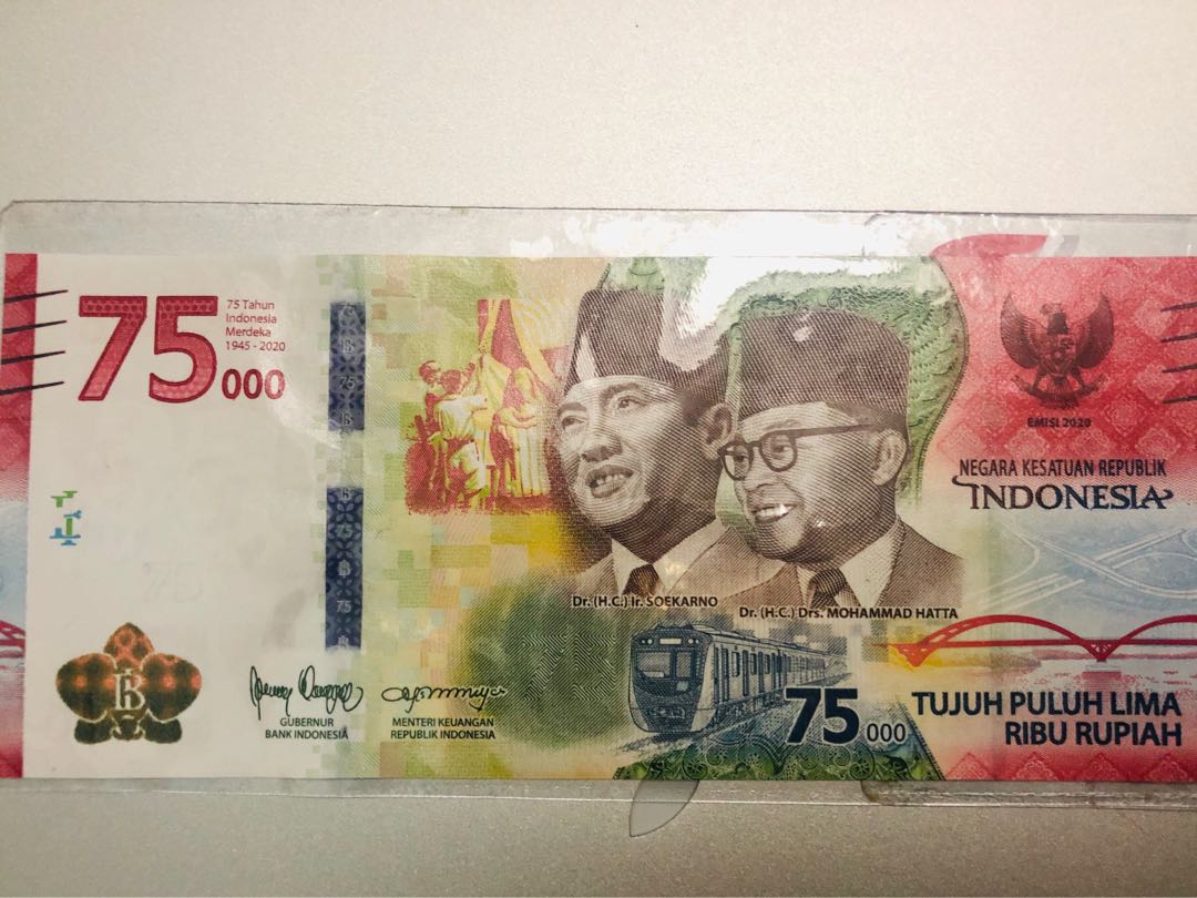 Uang 75 ribu, Antik, Uang Lama di Carousell