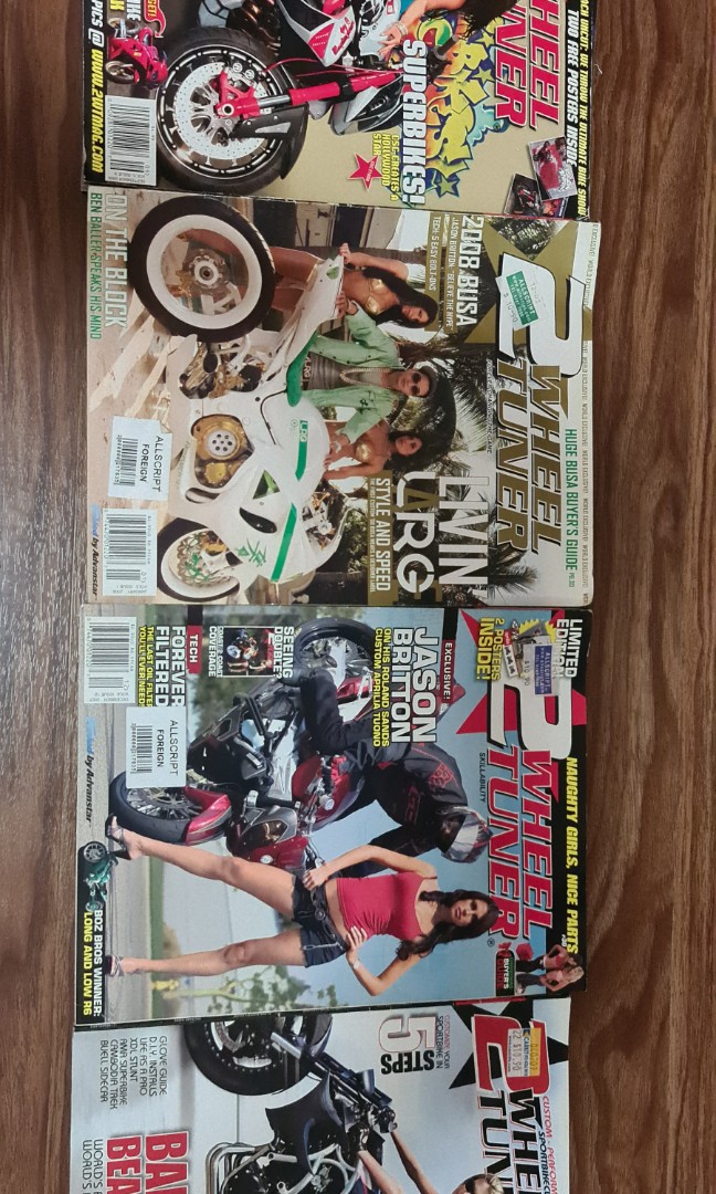 2 wheel tuner Magazines, Motorcycles, Motorcycle Accessories on Carousell