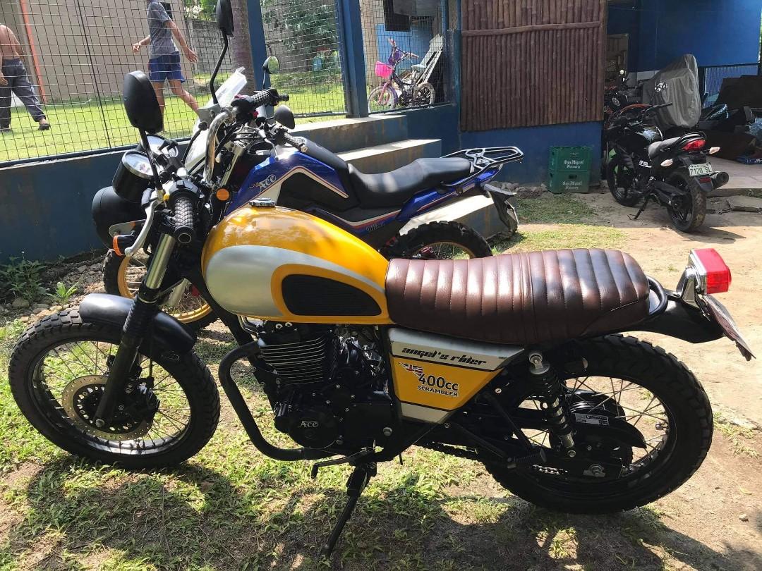 Ace Scrambler 400cc, Motorbikes, Motorbikes for Sale on Carousell