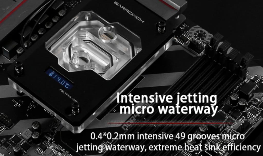 Barrow Digital Display CPU ARGB Waterblock (Intel / AMD), Computers ...