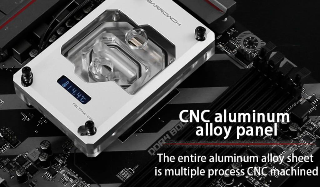 Barrow Digital Display CPU ARGB Waterblock (Intel / AMD), Computers ...