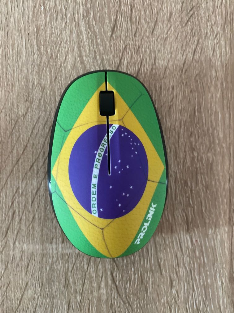 Brazil flag computer mouse, Electronics, Computer Parts & Accessories ...