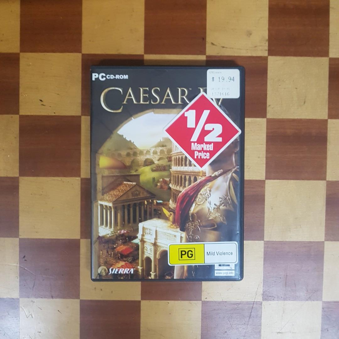 CAESAR IV - CD (Pc Game), Video Gaming, Gaming Accessories, Interactive Gaming Figures on Carousell
