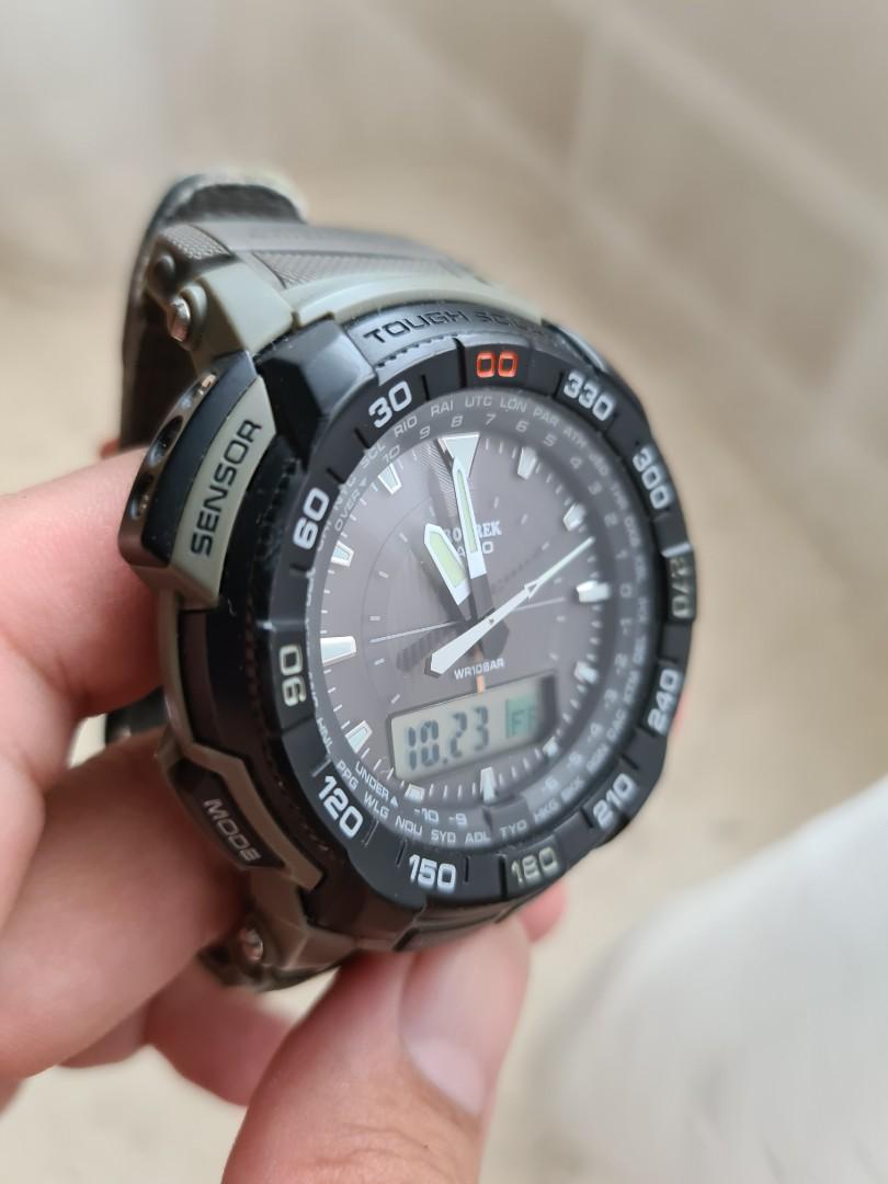 Casio Protrek Triple Sensor Tough Solar, Men's Fashion, Watches on Carousell