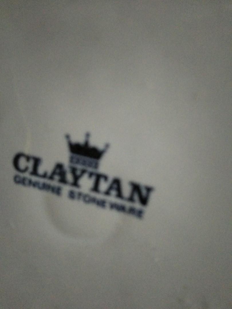 Clayton vase genuine stoneware, Furniture & Home Living, Home Decor ...