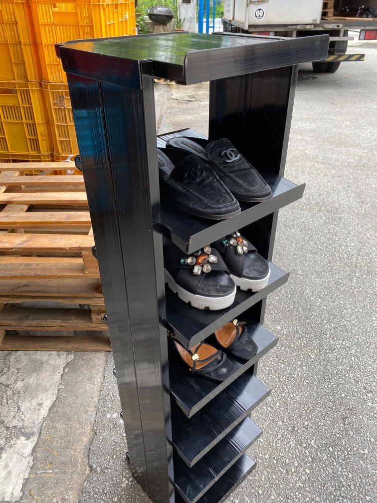 Customisable shoe rack slanted, Furniture & Home Living, Furniture ...