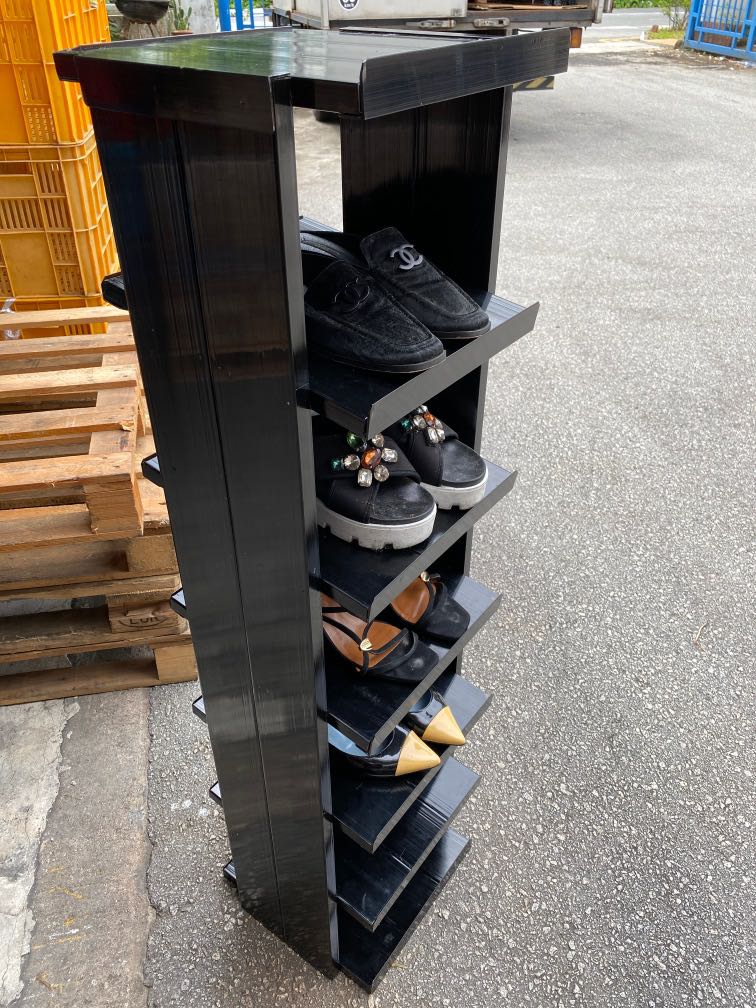 Customisable shoe rack slanted, Furniture & Home Living, Furniture ...