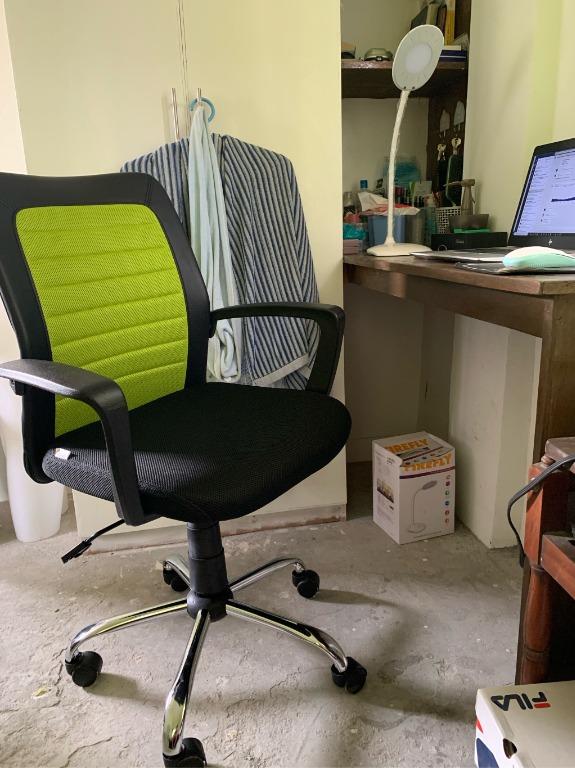 Ergodynamic EMC-169 GRN Mid Back Mesh Office Chair Furniture (Green ...