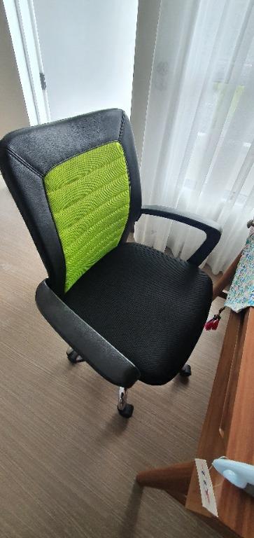 Ergodynamic EMC-169 GRN Mid Back Mesh Office Chair Furniture (Green ...