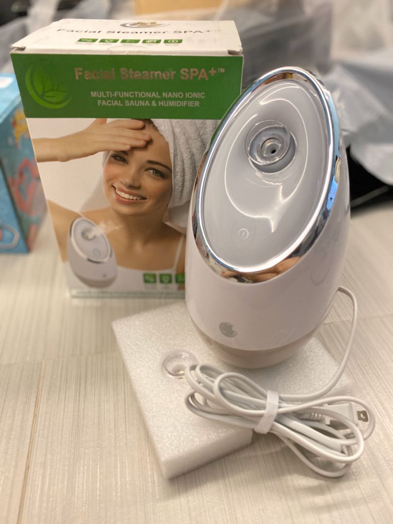 Facial Steamer SPA+ by Microderm GLO - Best Professional Nano Ionic Warm Mist, Home Face Sauna ...