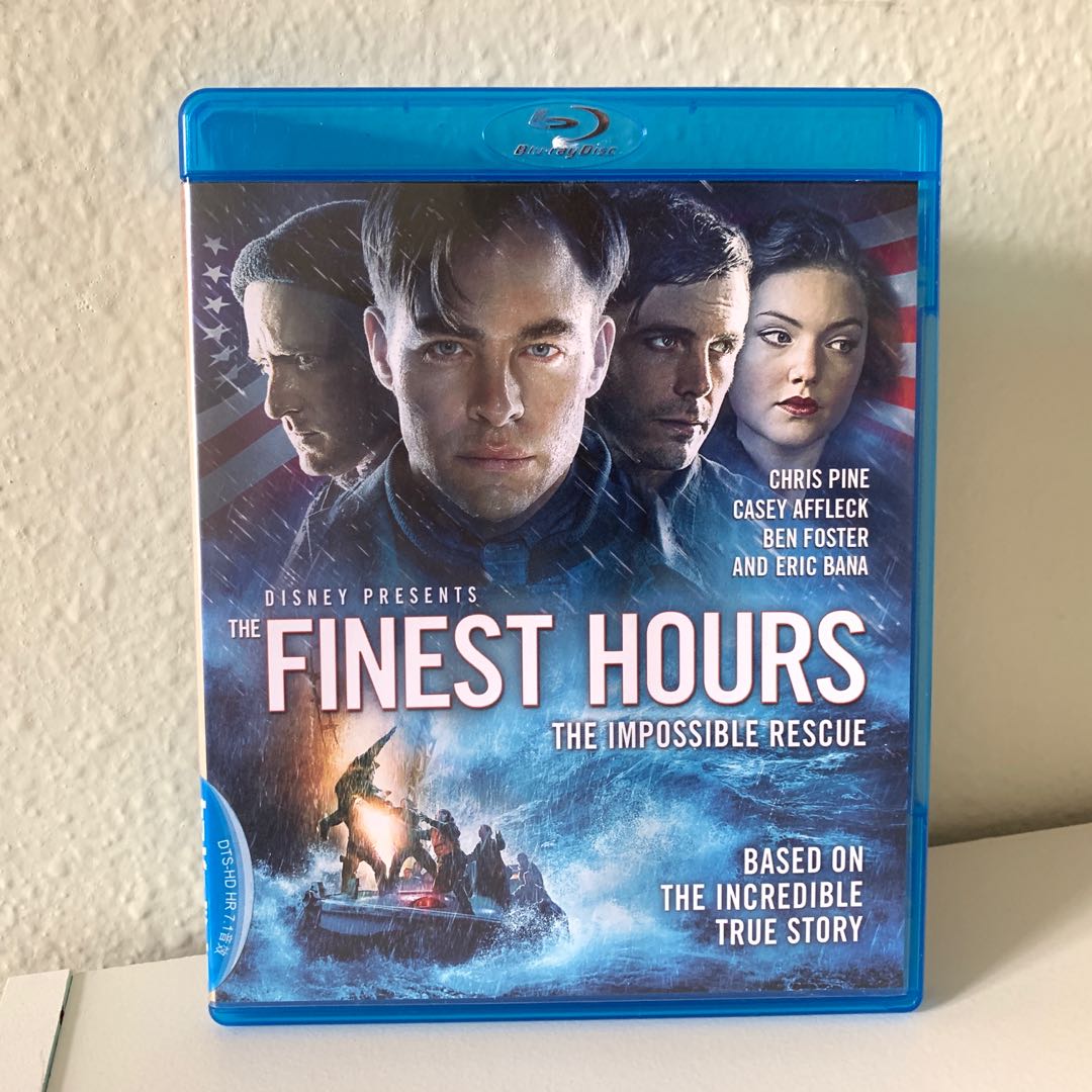 The Finest Hours Blu-ray (香港版中文字幕) 九成新 絕命救援, 興趣及遊戲, 音樂、樂器 & 配件, 音樂與媒體 ...