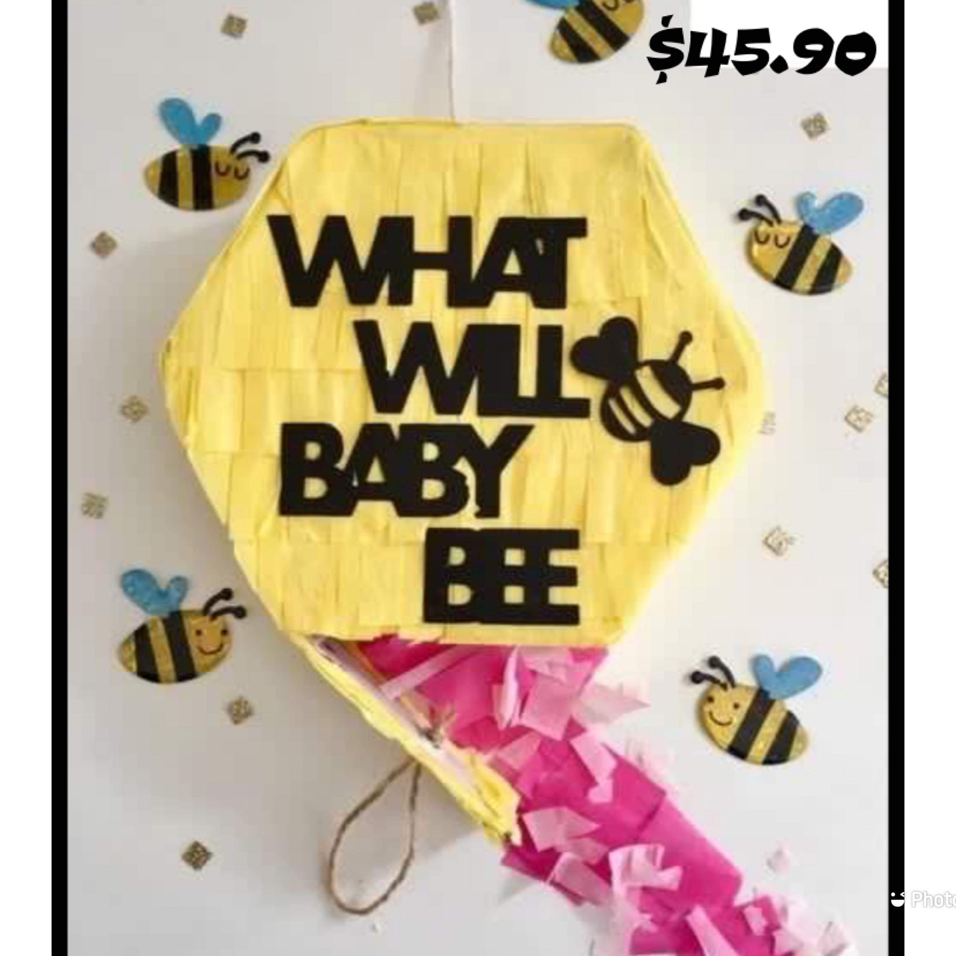 GENDER REVEAL PULL STRING PINATA, Hobbies & Toys, Memorabilia ...