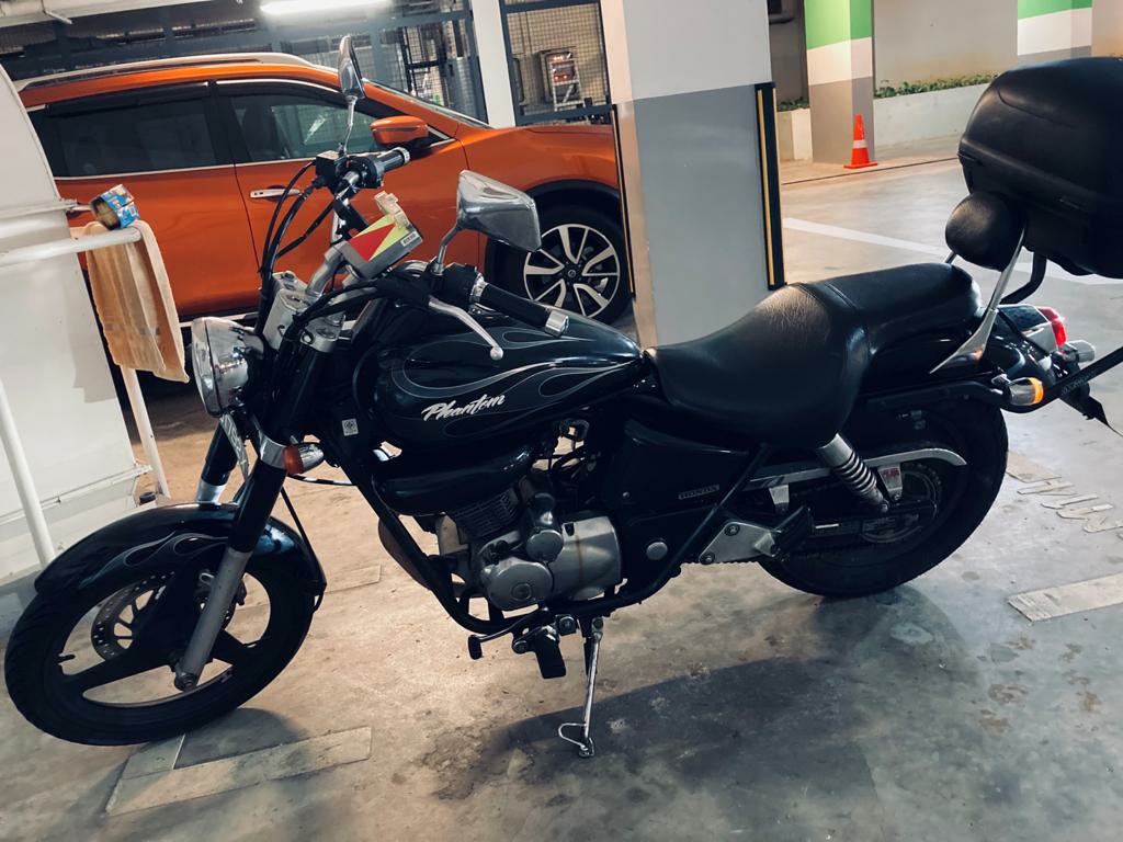 Honda Phantom Cruiser Motorcycle!!! Honda Phantom TA200 Fire Edition ...