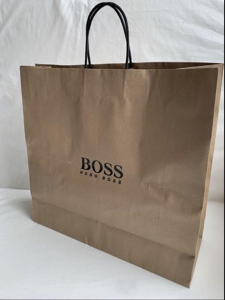 Hugo Boss paper bag, Luxury, Bags & Wallets on Carousell
