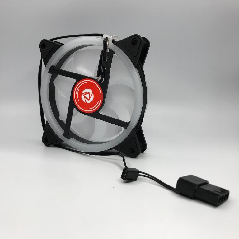 INPLAY FAN M10 rainbow RGB 120mm 12v, 3-Pin Fan Connector + 4-pin MOLEX ...