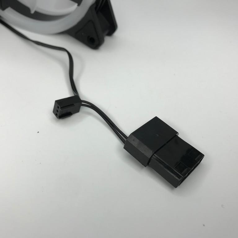 INPLAY FAN M10 rainbow RGB 120mm 12v, 3-Pin Fan Connector + 4-pin MOLEX ...