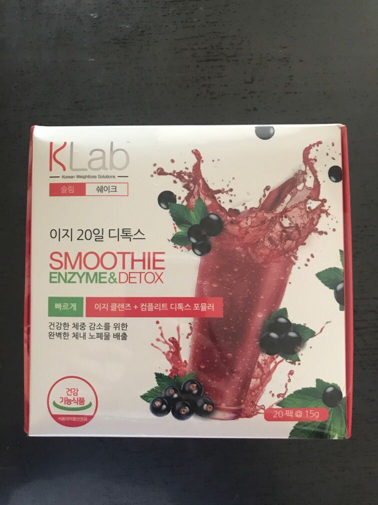 KLab Enzyme & Detox Smoothie, Health & Nutrition, Health Supplements ...