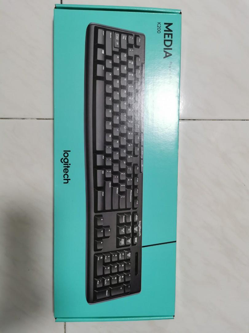 Logitech Keyboard Media K200 wired, Computers & Tech, Parts ...
