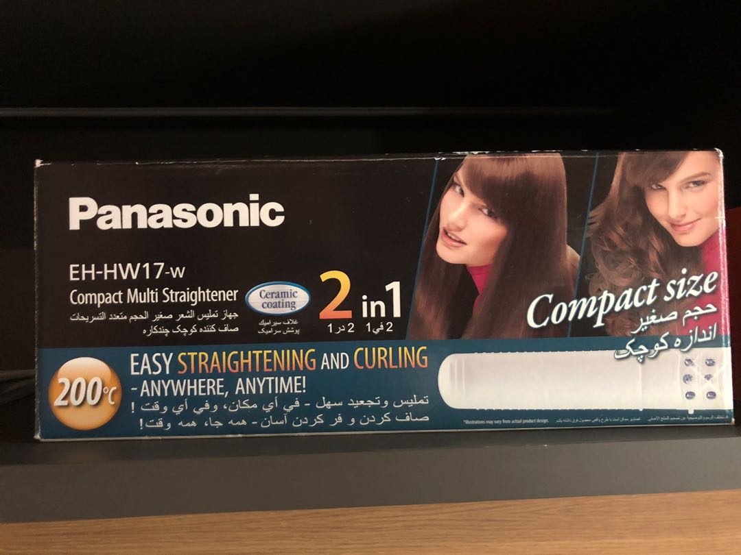 Panasonic hair straightener, Beauty & Personal Care, Hair on Carousell