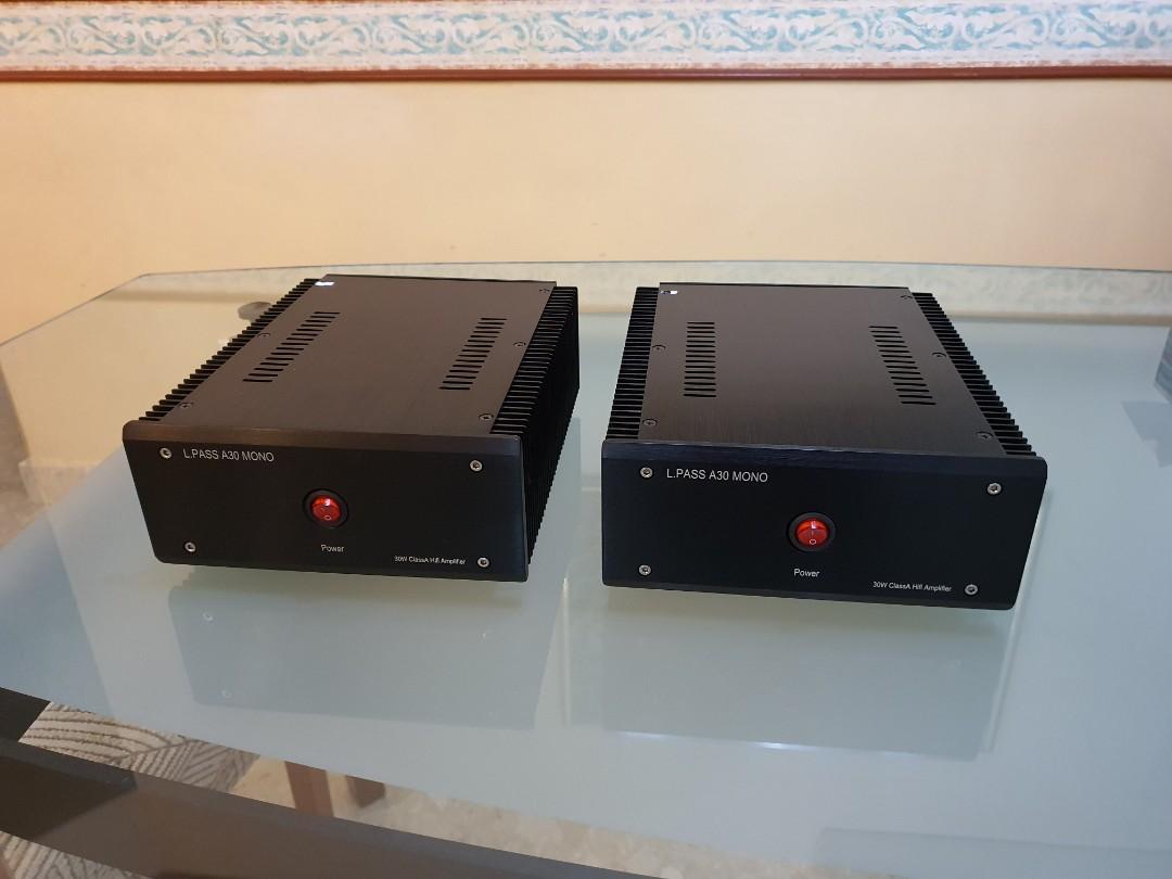 PASS Class A MOS A30 Single-ended Power Amplifier, 1 Pair 30W Monoblock ...