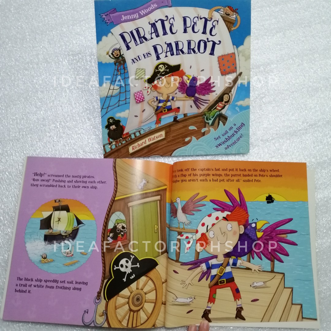 Pirate Pete And His Parrot Picture Story Book Bedtime Story Book Jenny ...
