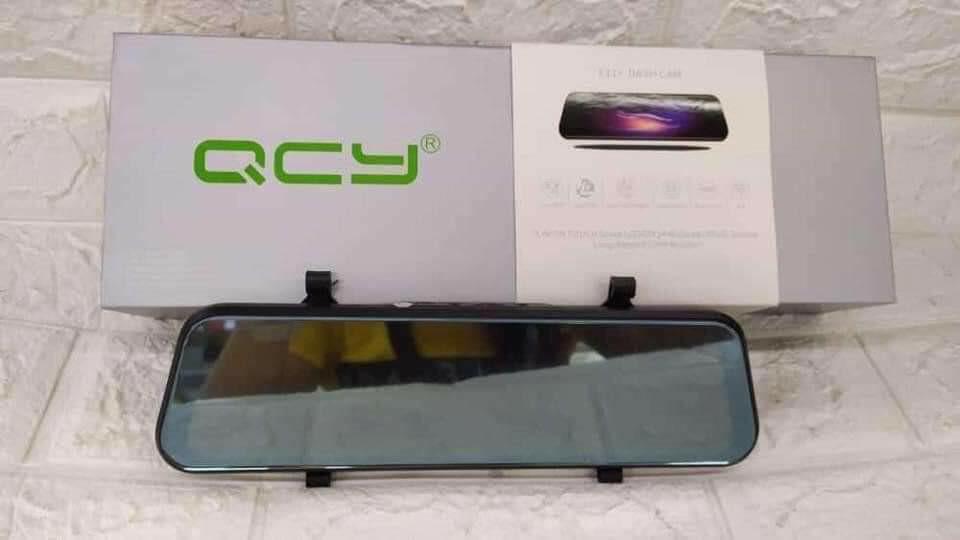 QCY F11+ WIFI 2K Car Dvr Camera 10 Inch Streaming RearView Mirror Dash ...