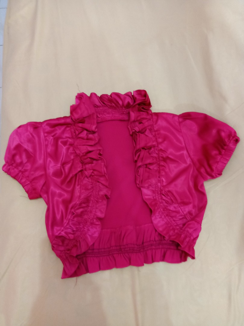 Crop Rompi Pink Fanta Pendek, Fesyen Wanita, Pakaian Wanita, Baju ...