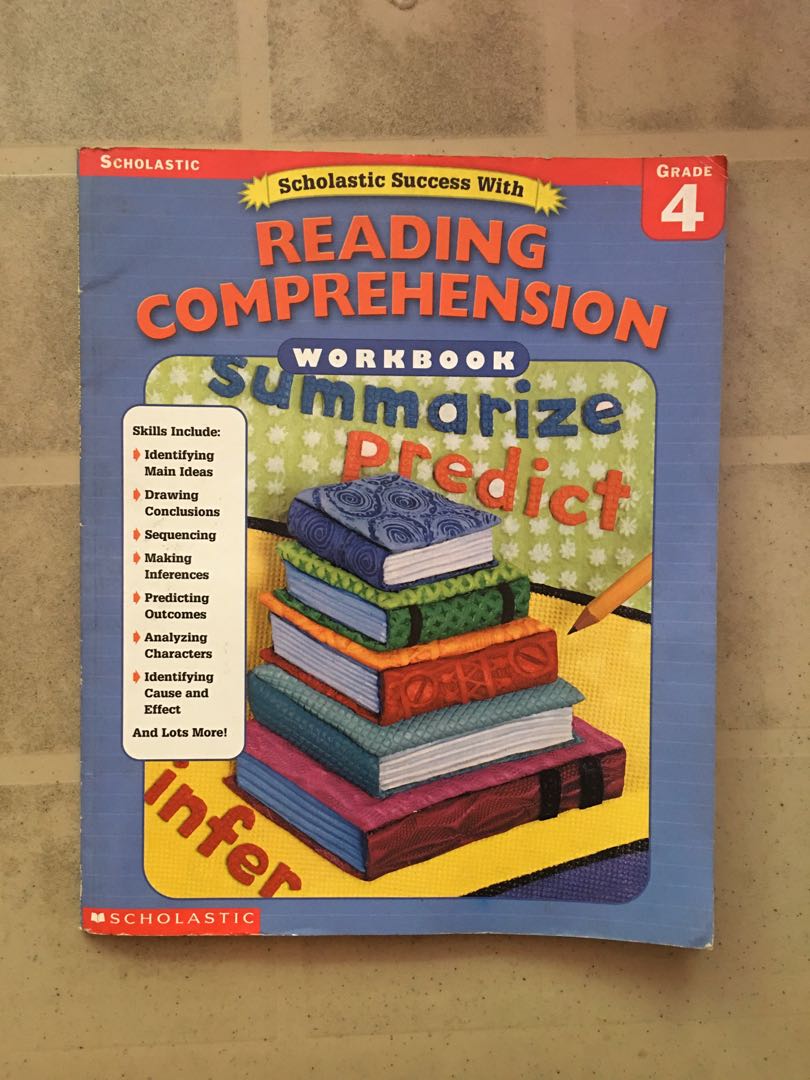Scholastic Reading Comprehension Grade 4 Workbook, Hobbies & Toys ...
