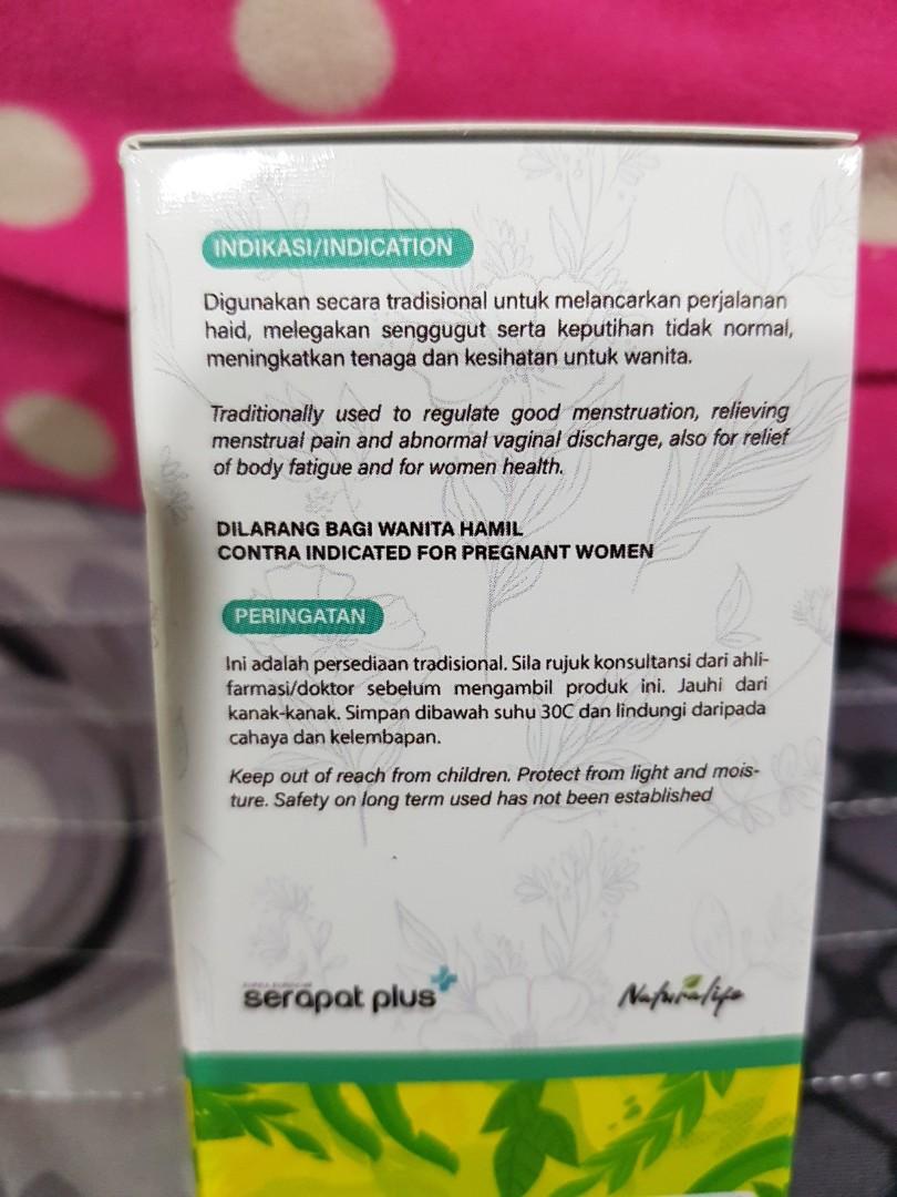 Serapat Plus kapsul manjakani, Health & Nutrition, Health Supplements ...