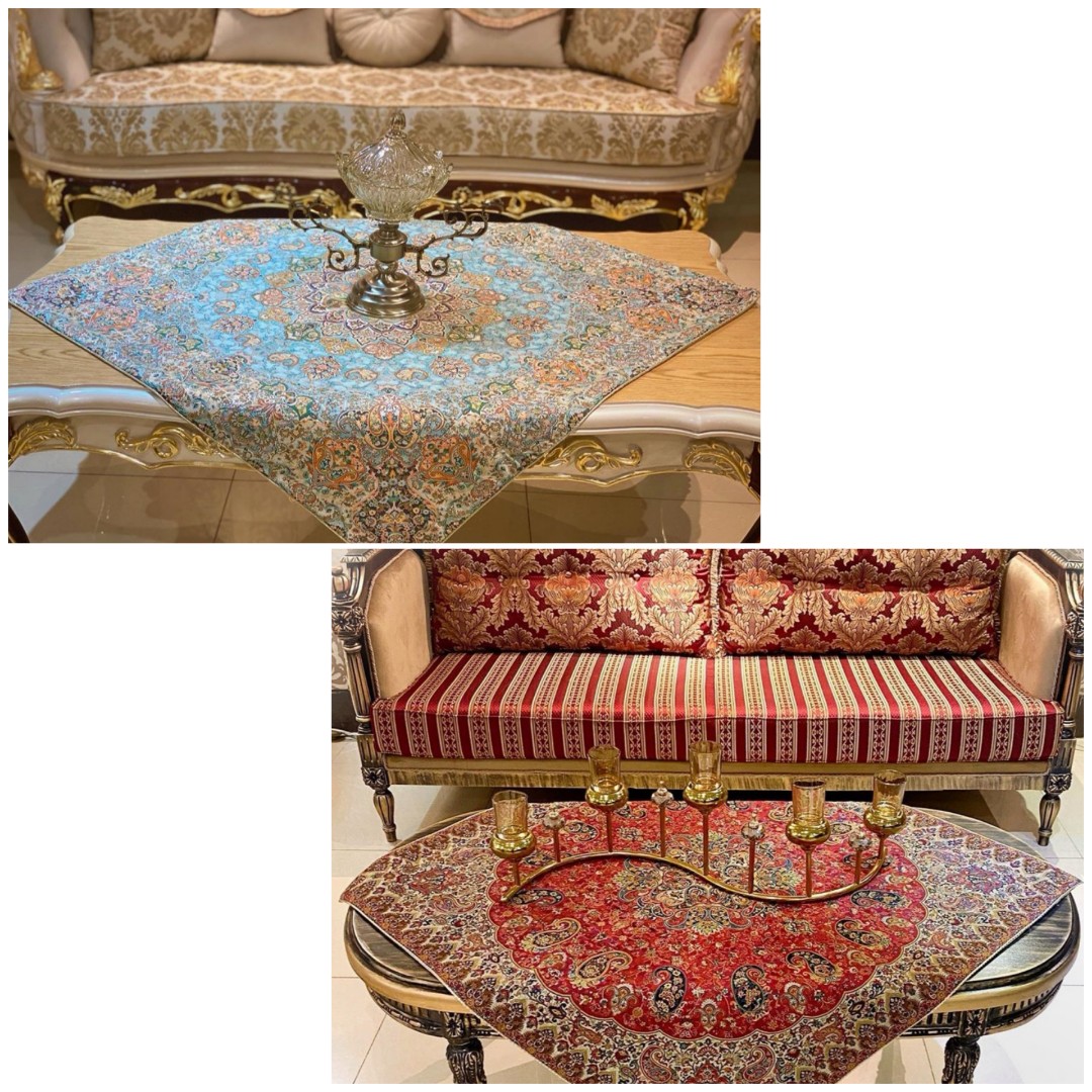 Silk table cloth, Furniture & Home Living, Home Decor, Cushions ...