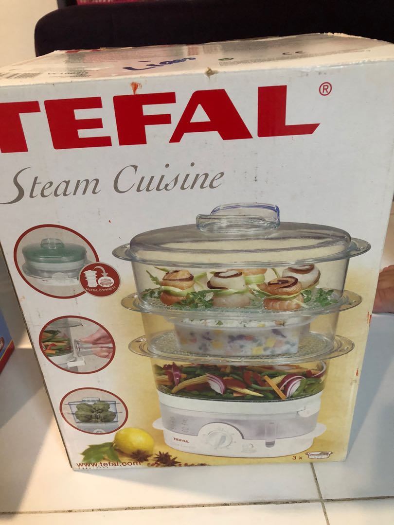 Tefal Steam Cuisine, Home Appliances, Kitchenware on Carousell