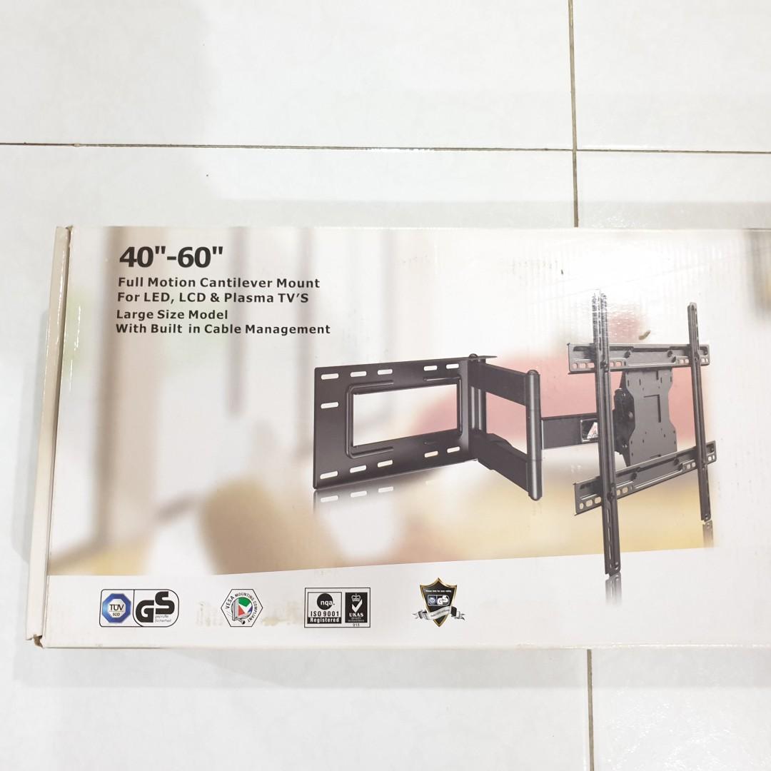68kg Load 180deg Swivel Heavy Duty TV Bracket Cantilever Mount - NBSP2 North Bayou, TV & Home ...