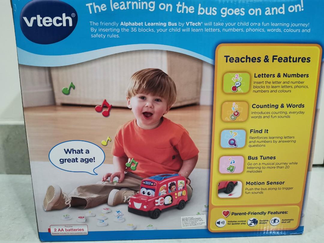 Vtech Alphabet Learning Bus, Babies & Kids, Infant Playtime on Carousell