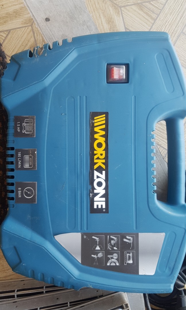 Workzone air compressor, Furniture & Home Living, Cleaning & Homecare ...