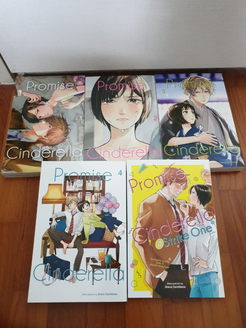 5 Bks! Promise Cinderella Vol. 1-4, Strike One, Hobbies & Toys ...