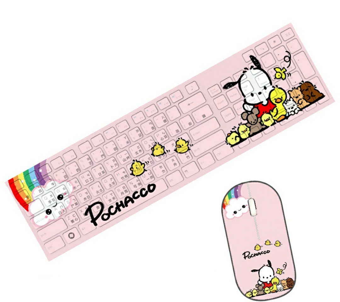 預訂 Pochacco PC狗無線鍵盤 Keyboard &滑鼠, 電腦＆科技, 電腦周邊及配件, 電腦鍵盤及相關產品 - Carousell