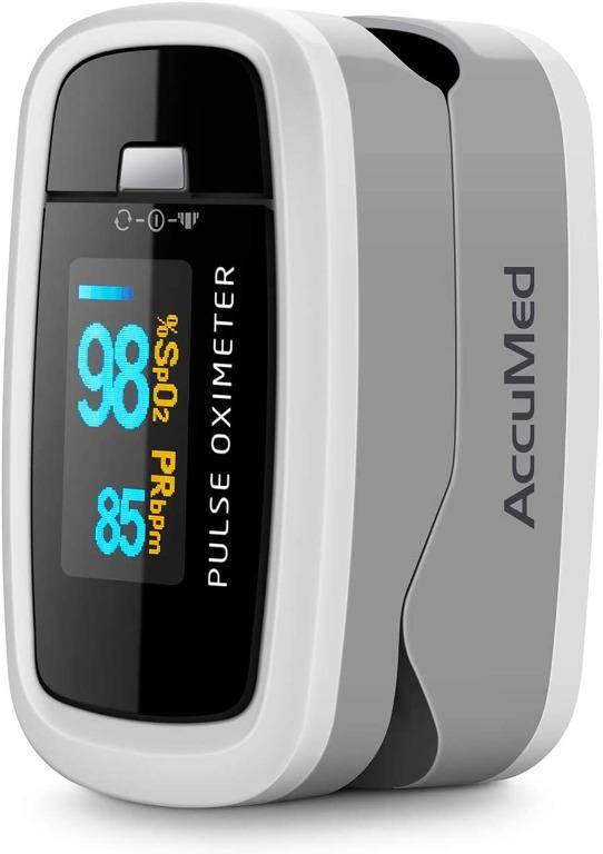 AccuMed® CMS-50D1 Pulse Oximeter Finger Pulse Blood Oxygen SpO2 Monitor ...