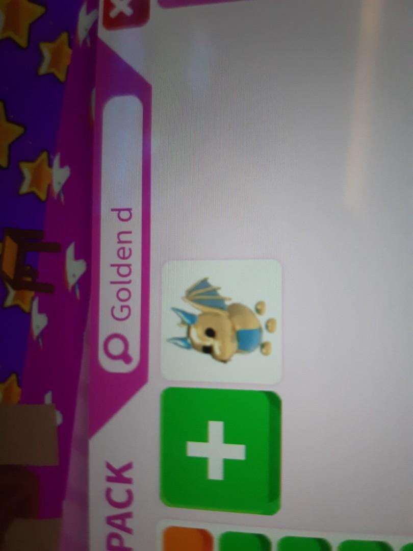 Adopt Me Golden Dragon, Video Gaming, Gaming Accessories, Game Gift ...