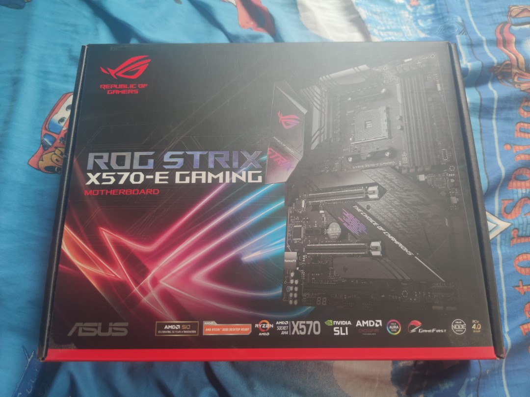 Asus ROG Strix x570-e motherboard, Computers & Tech, Parts ...